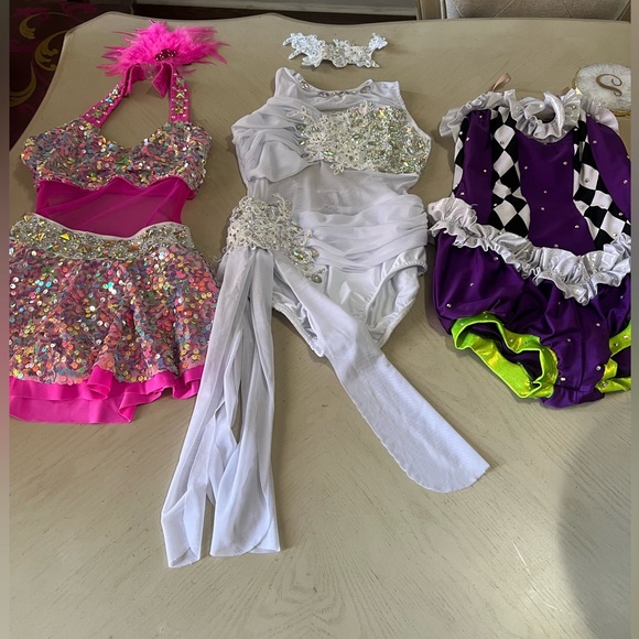 Costumes | Lot Of 3 Pageant Costume Clothes Pink And White Have ...